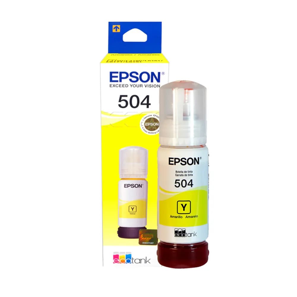 Botella de Tinta Epson T504420 AMARILLO – NEXUS DIGITAL
